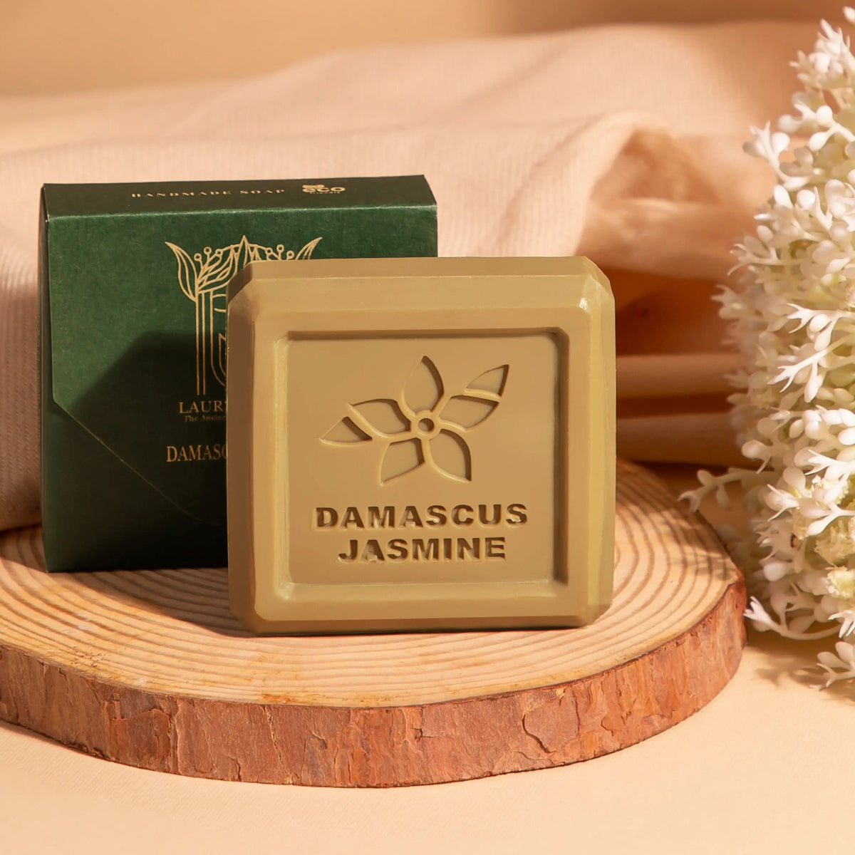 Premium Soap: Damascus Jasmine - Timeless Luxury | LAURUS AROMA